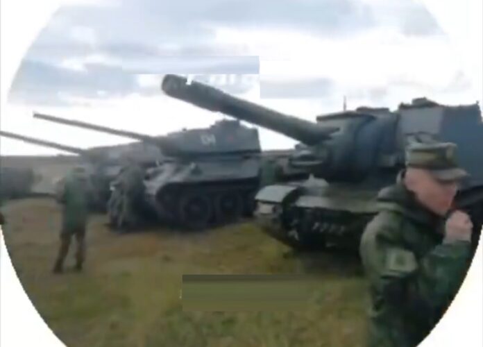 WWII-era tanks spotted at Russian training facility