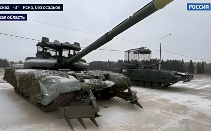 Russia equips T-90M, T-72B3M with Arena-M protection system