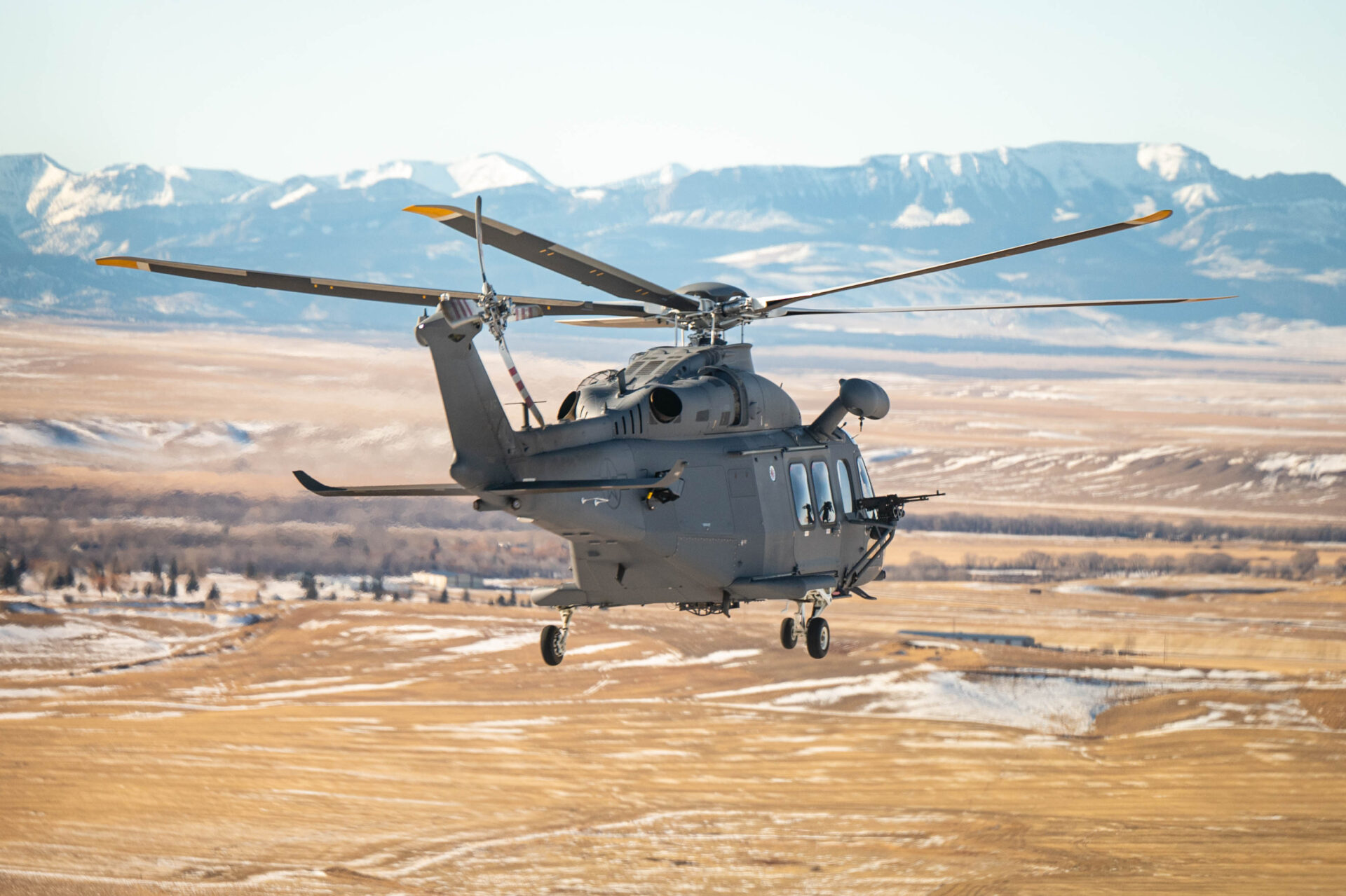 Grey Wolf helicopter begins operational testing for nuclear security