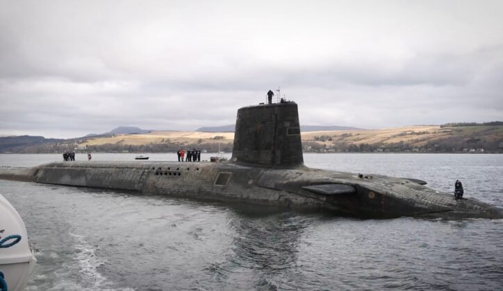 UK PM boards HMS Vanguard submarine following 200-day mission