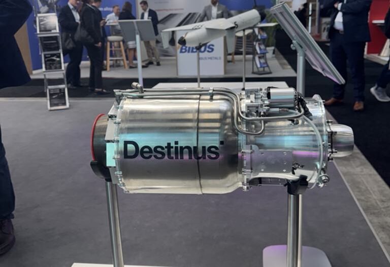 Destinus unveils compact jet engine for tactical drones