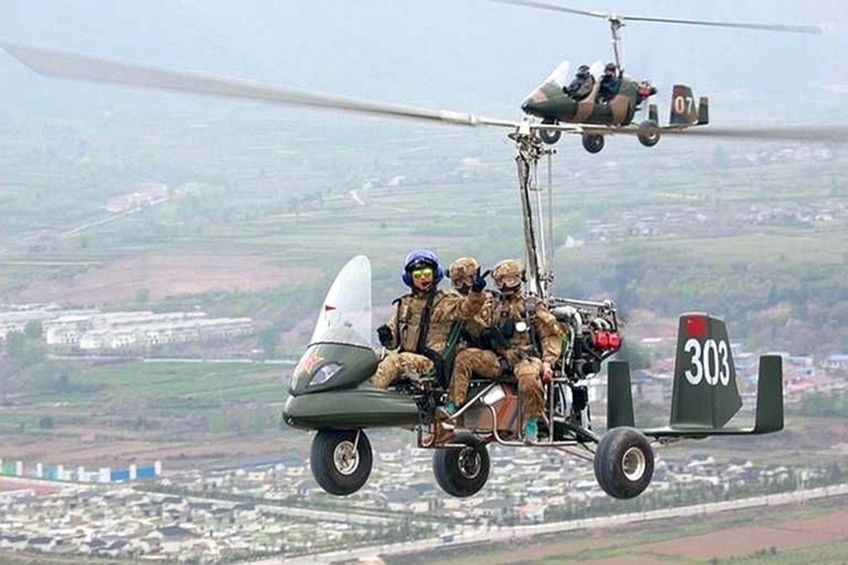 Belarus’ special forces train with new gyroplanes