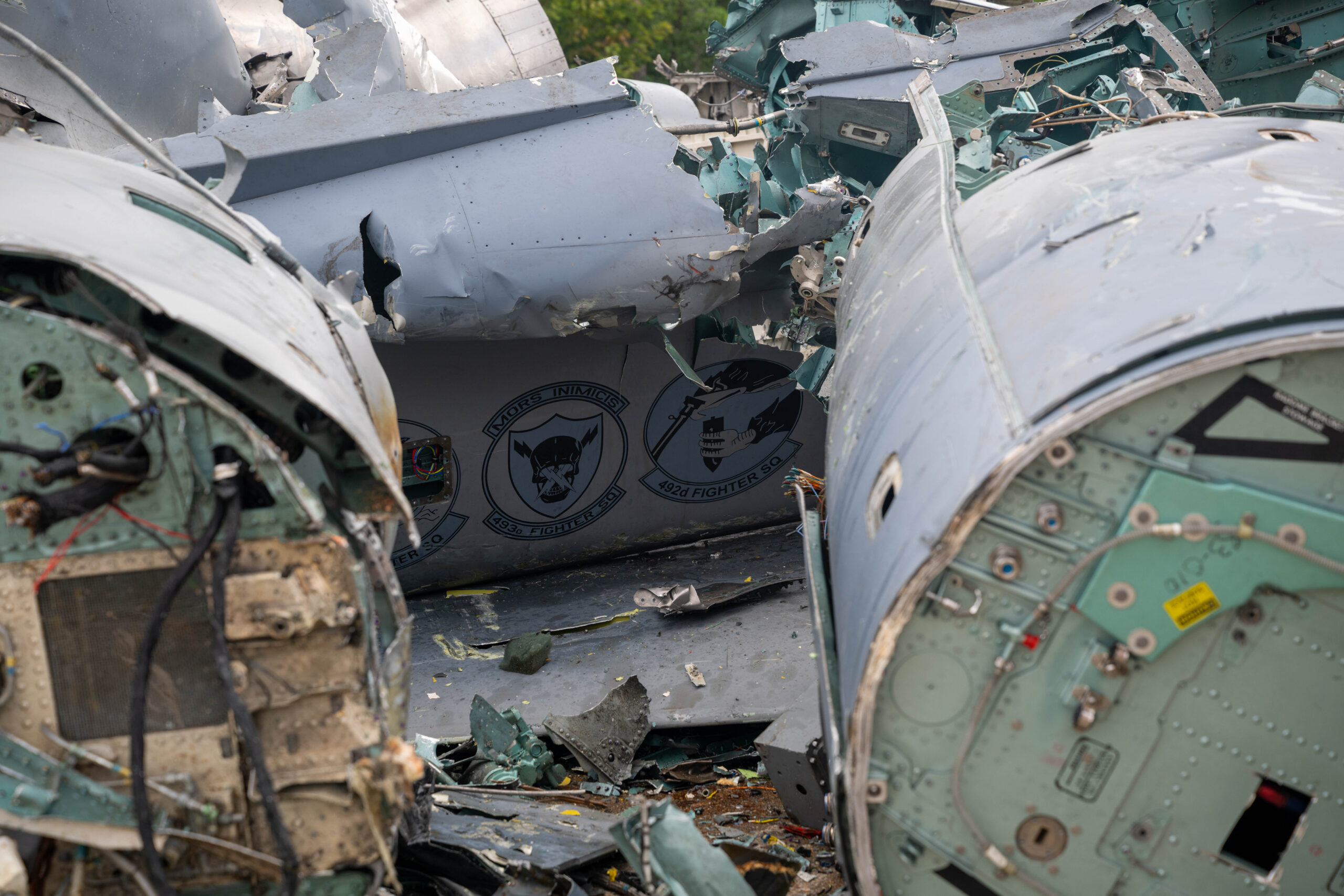 U.S. Air Force destroys F-15 jet at base in Britain