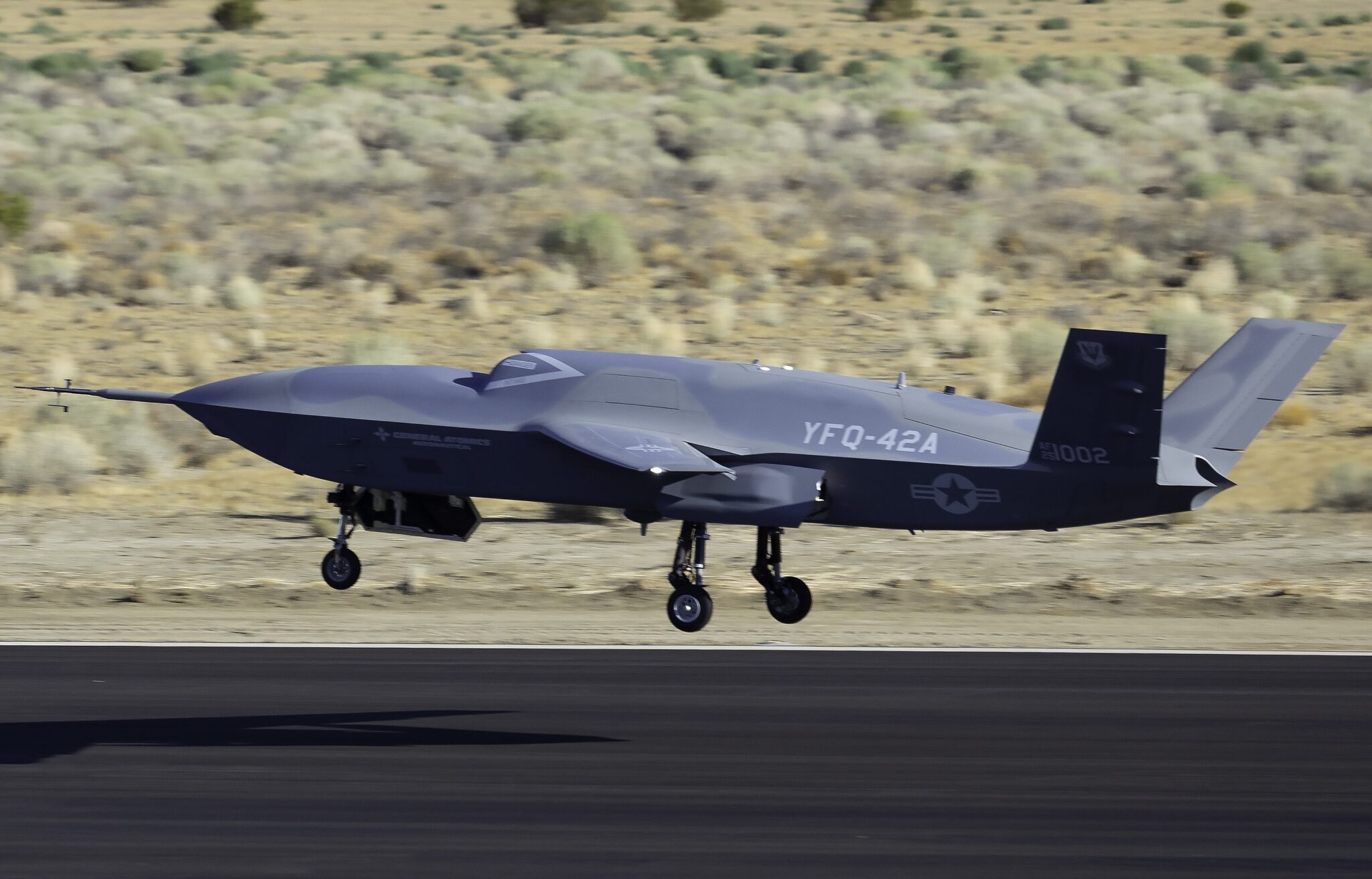 U.S. Air Force prototype uncrewed fighter jet takes flight