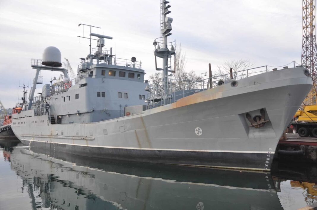 Russian naval drones strike Ukraine’s recon ship