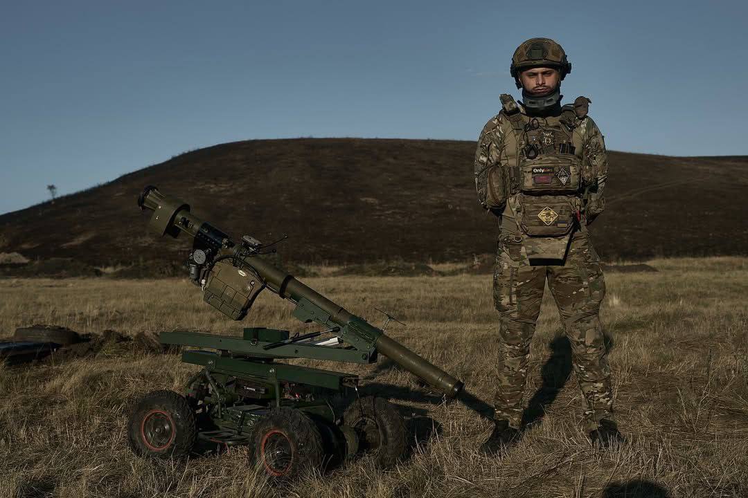 Ukrainian soldiers develop robotic air defense system