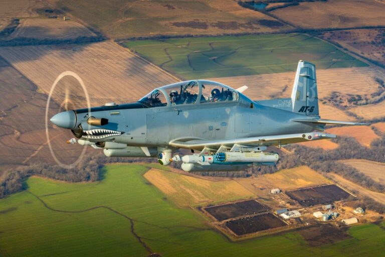 Textron pitches AT-6 Wolverine as drone interceptor