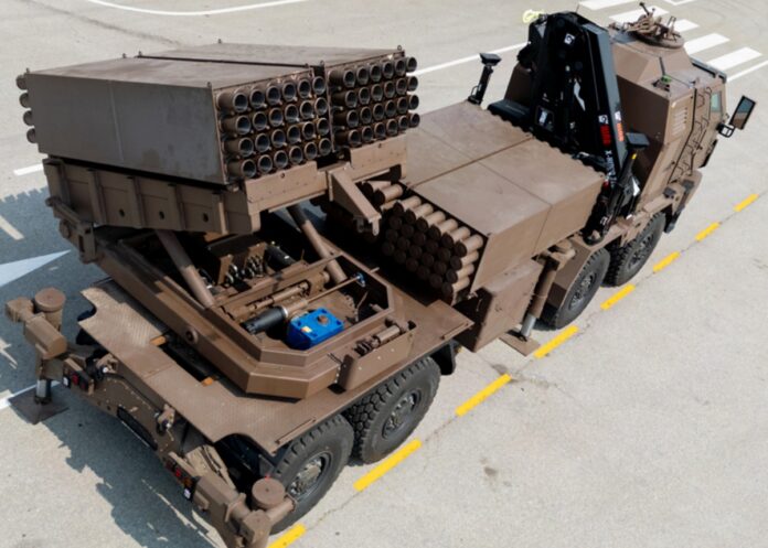 New Serbian rocket system debuts in Cyprus
