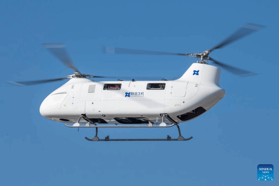 China tests new tandem rotor drone helicopter