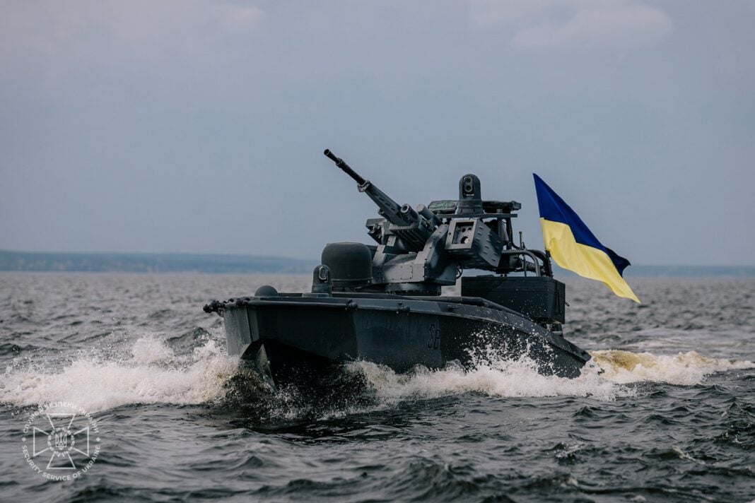 Ukraine unveils new Sea Baby naval drones