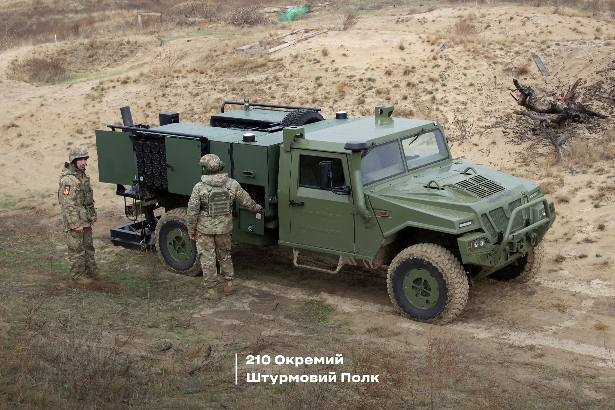 U.S. Army evaluates new mobile mortar system