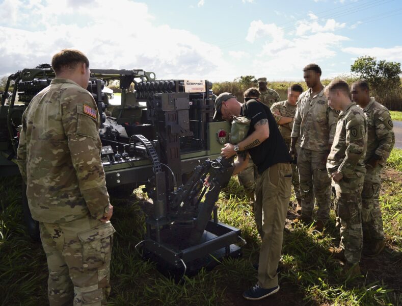 U.S. Army evaluates new mobile mortar system