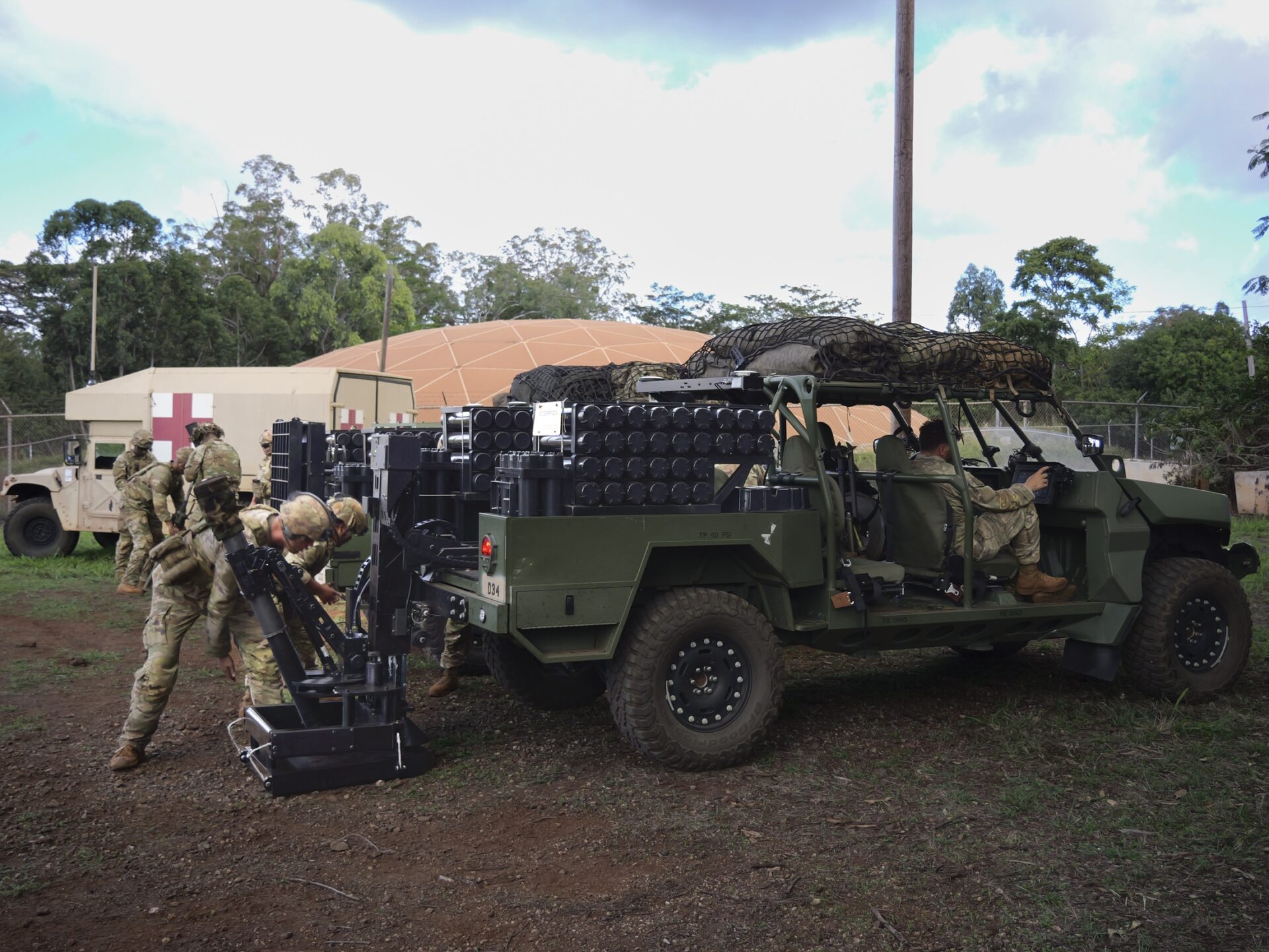 U.S. Army evaluates new mobile mortar system