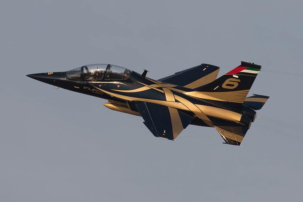 Satellite image captures L-15 debut at Dubai Airshow