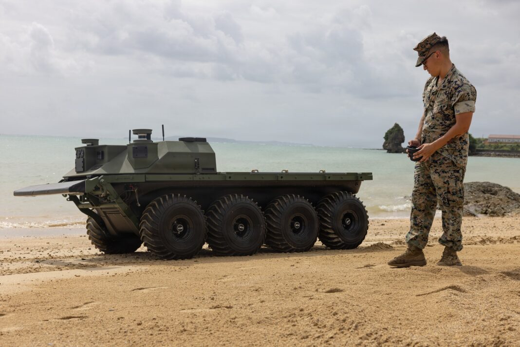U.S. Marines test uncrewed Rheinmetall vehicles in Japan
