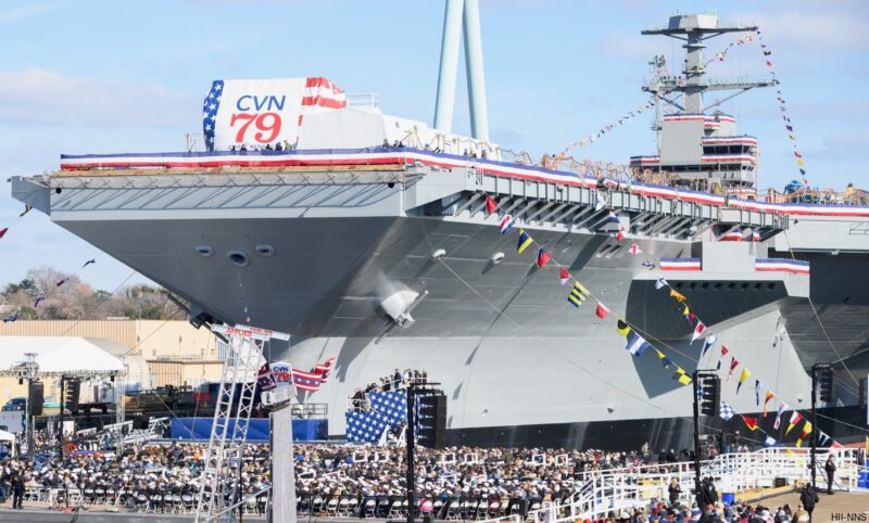 HII wins Navy contract modifications to complete CVN 79