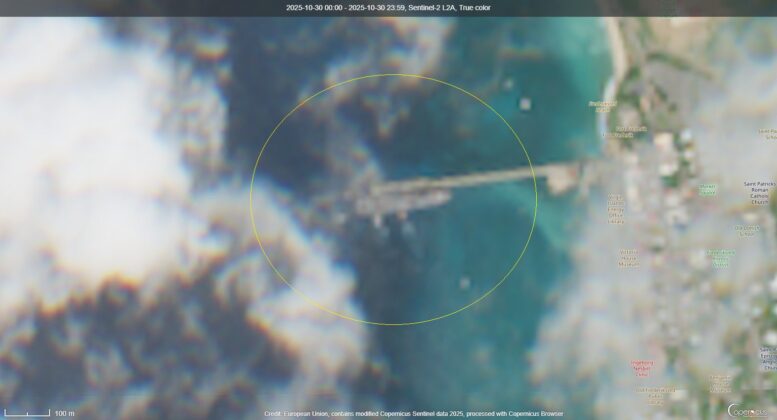 U.S. amphibious transport dock spotted near Venezuelan coast