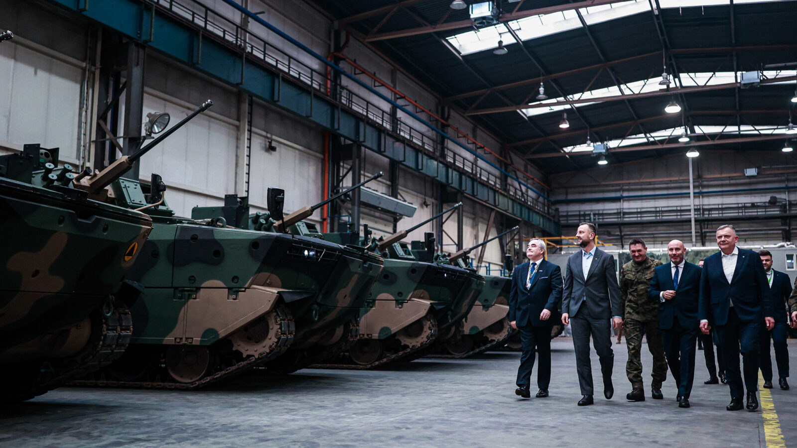 Polish army receives first Borsuk fighting vehicles