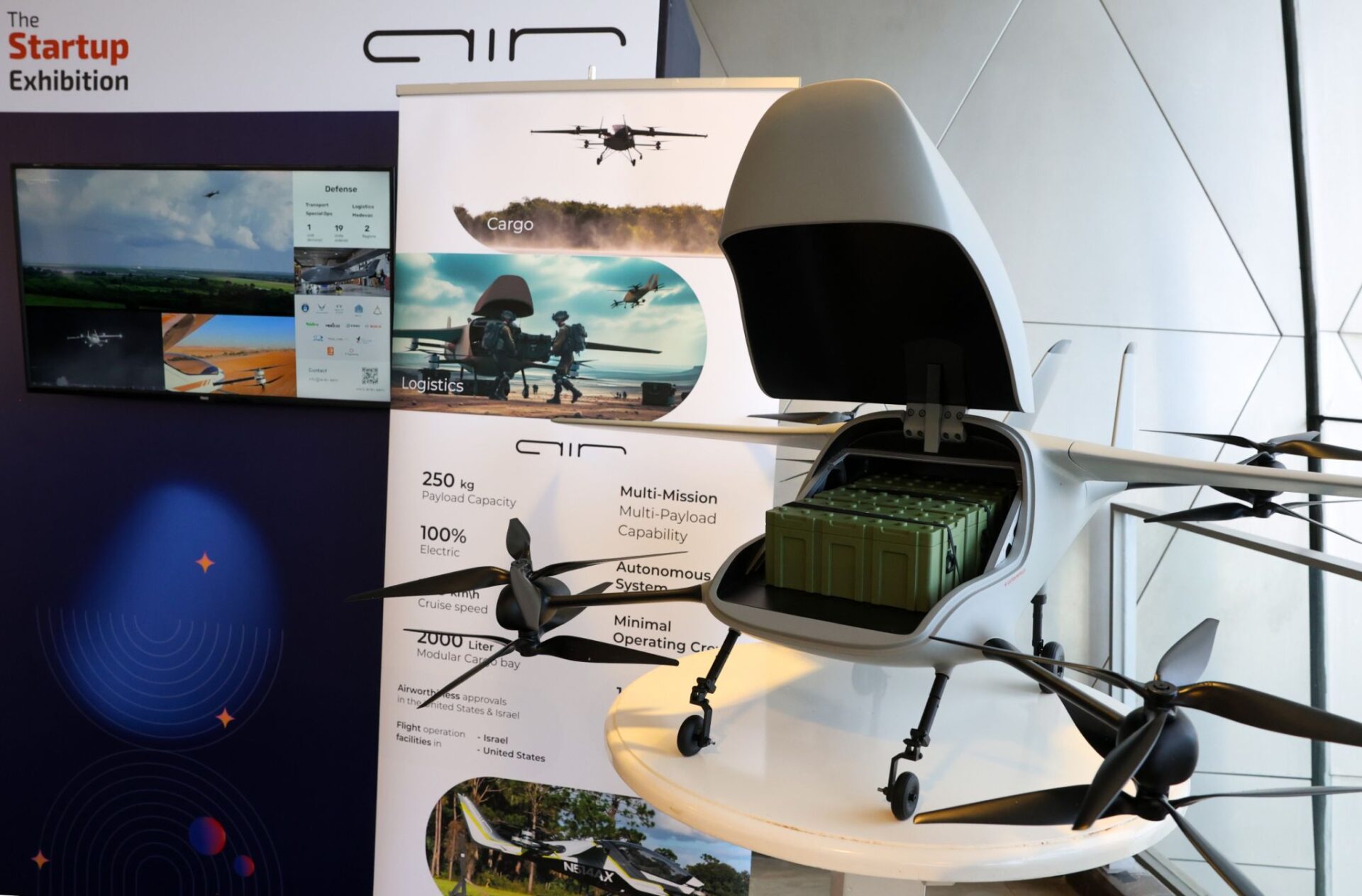 Israeli startup develops heavy cargo drone for military use