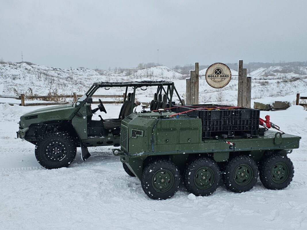 U.S. Army evaluates Ox robotic vehicle in winter conditions
