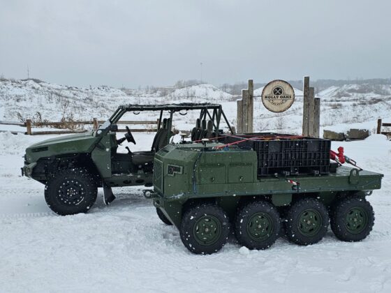 U.S. Army evaluates Ox robotic vehicle in winter conditions