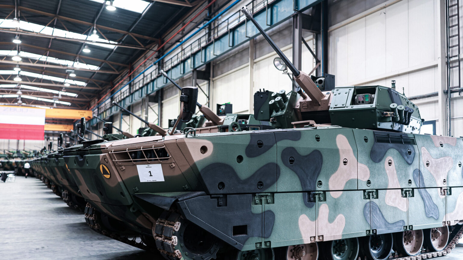 Polish army receives first Borsuk fighting vehicles