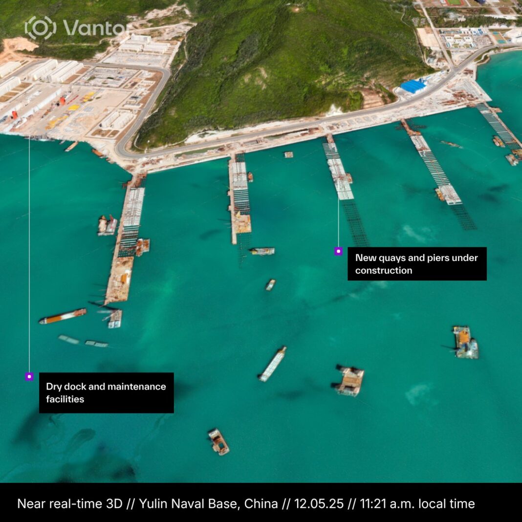 Vantor unveils 3D terrain map of China’s key naval base
