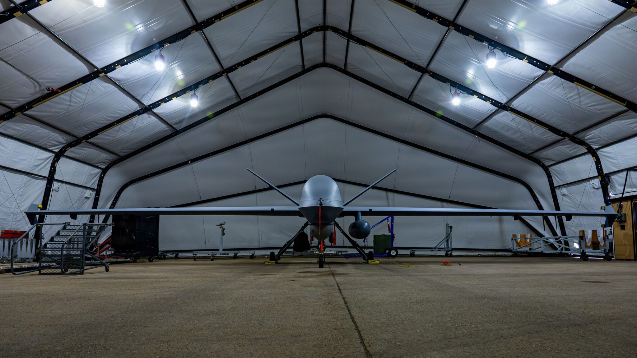 U.S. Air Force displays MQ-9 drone at Kunsan air base