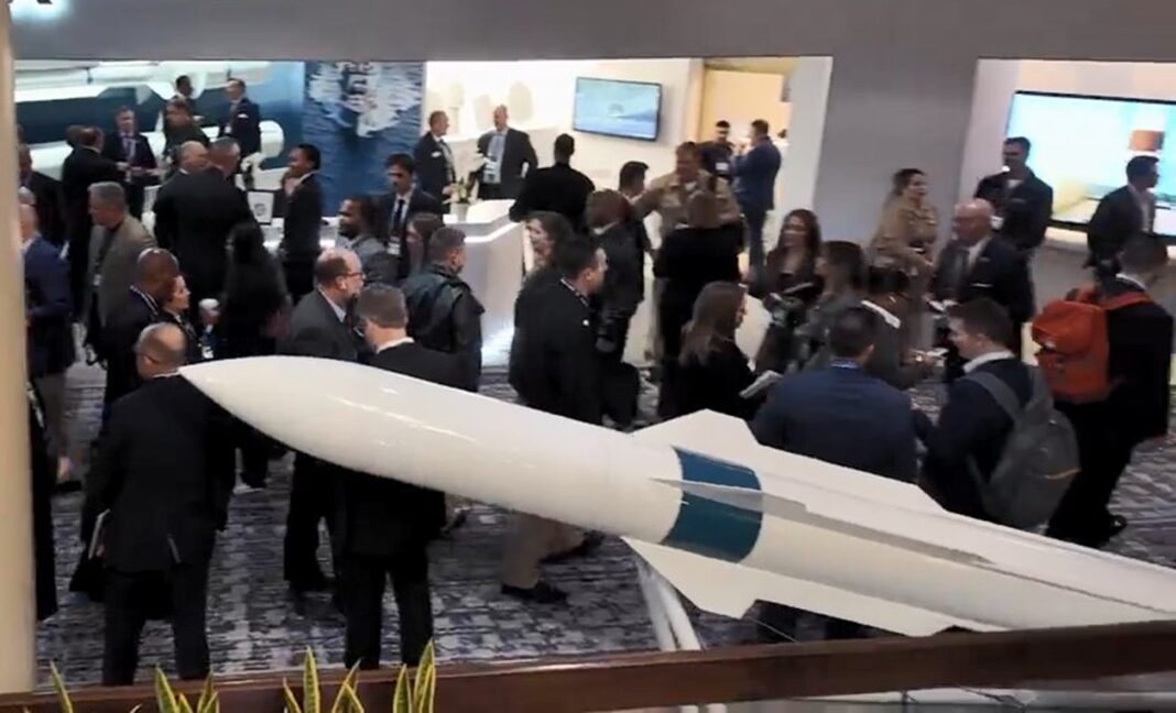 SM-2 Block IIIC/CU missile displayed at U.S. Navy symposium