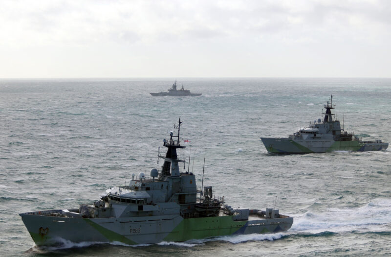 UK Navy shadows Russian warships through English Channel