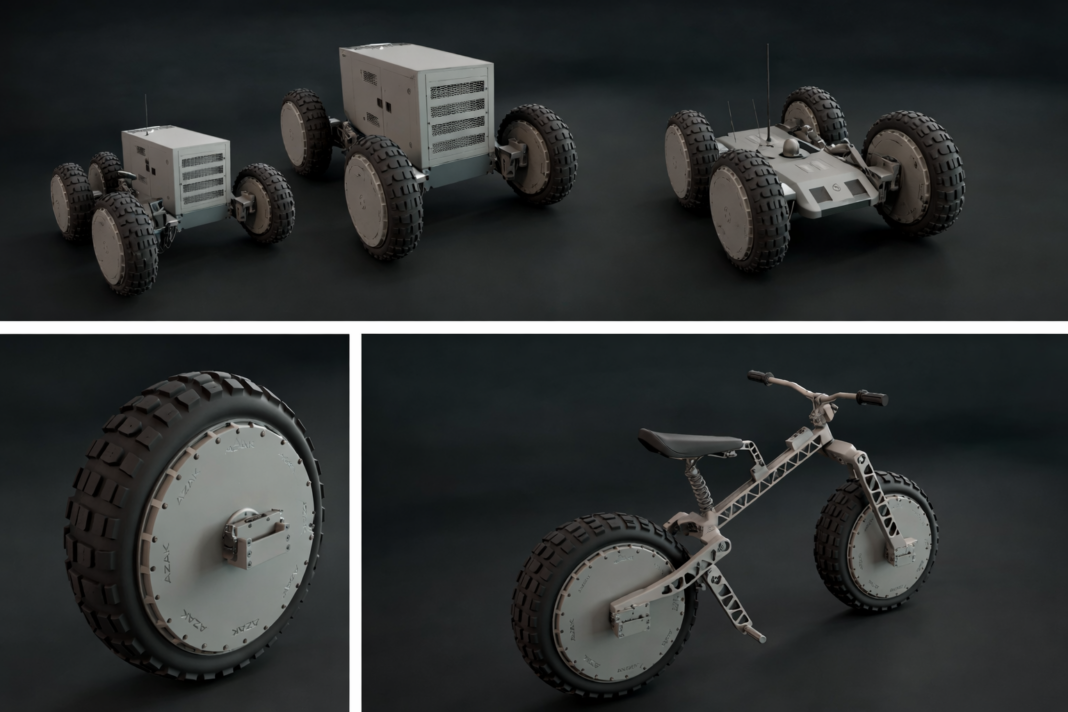 AZAK develops futuristic wheel-centric unmanned ground vehicle