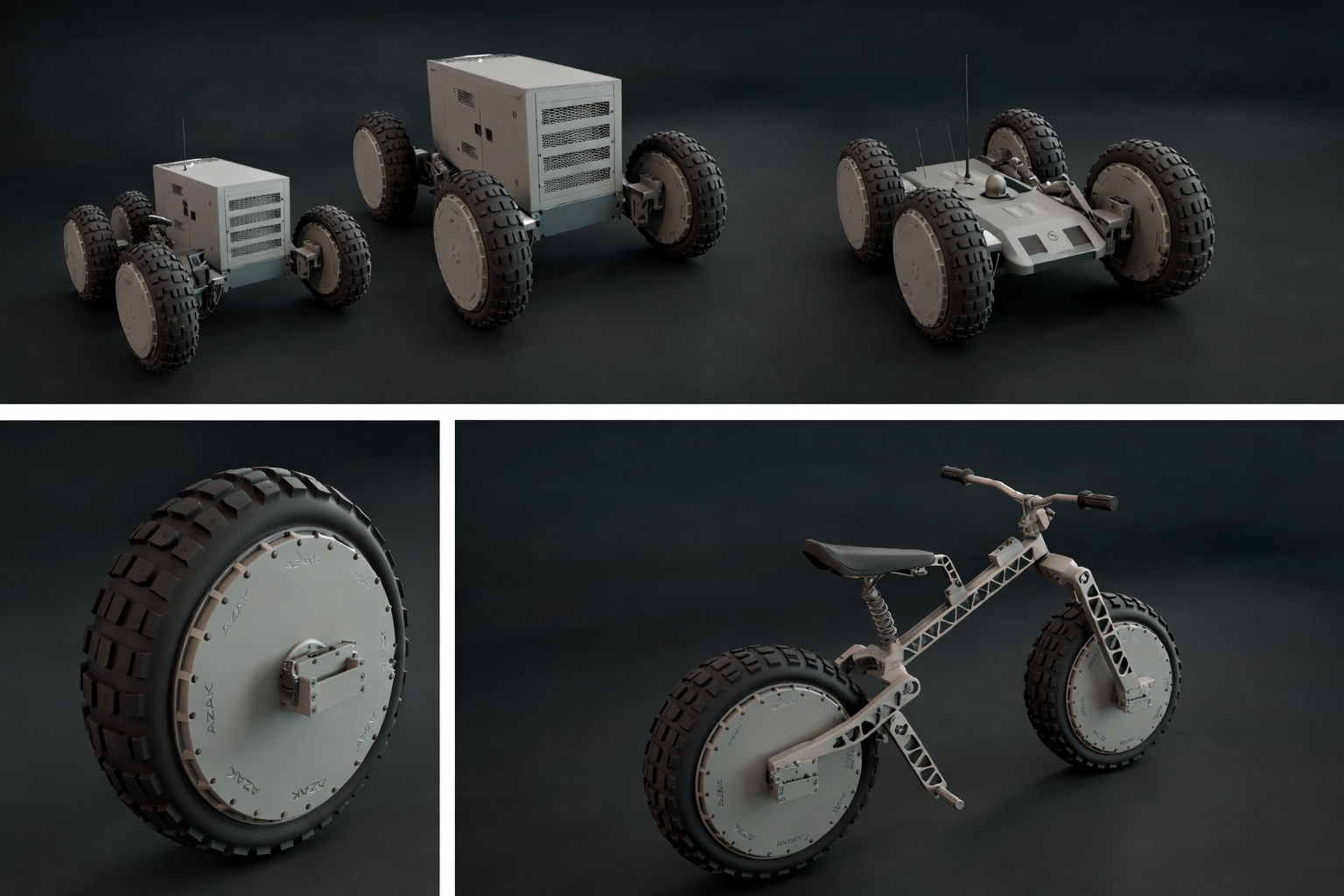 AZAK develops futuristic wheel-centric unmanned ground vehicle