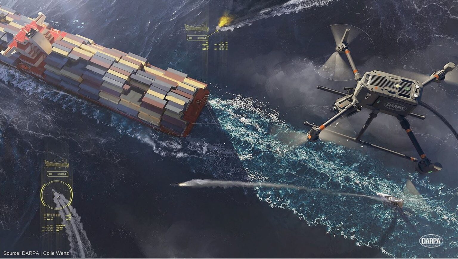 Raytheon develops tethered drone system for ship defense