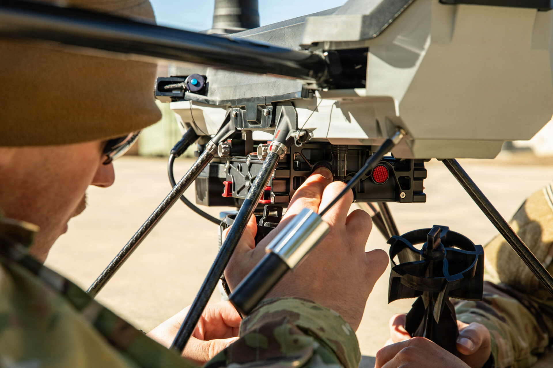 U.S. Army trains infantry units with bomber drones