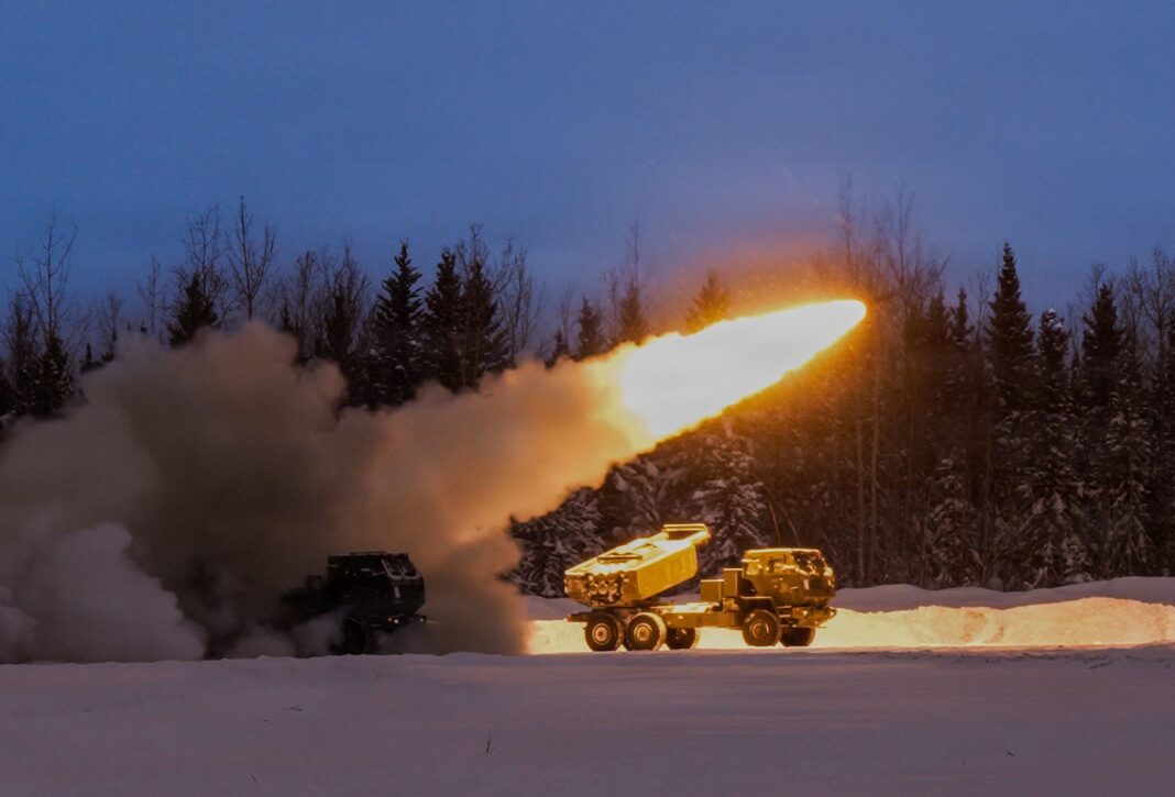 U.S. Army conducts HIMARS live fire during Arctic exercise