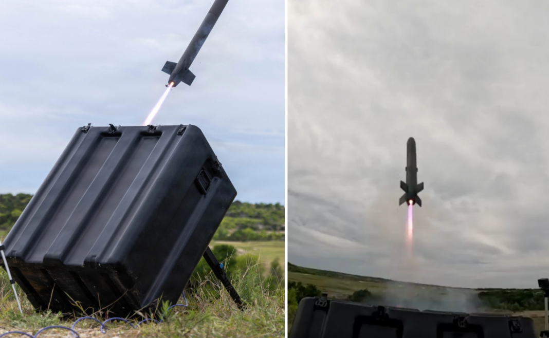 U.S. Army tests micro-guided missile during Golden Shield exercise
