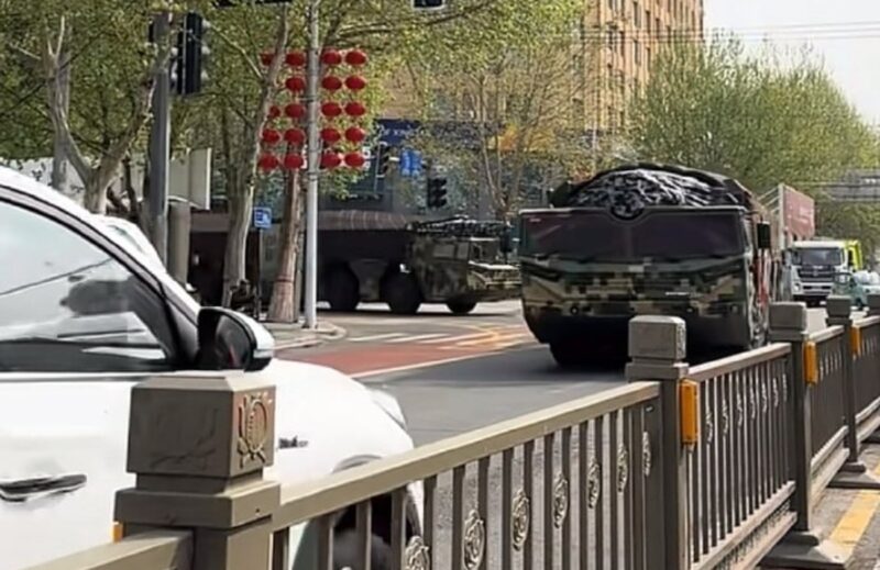 Chinese new DF-27 hypersonic missile launchers spotted in urban area