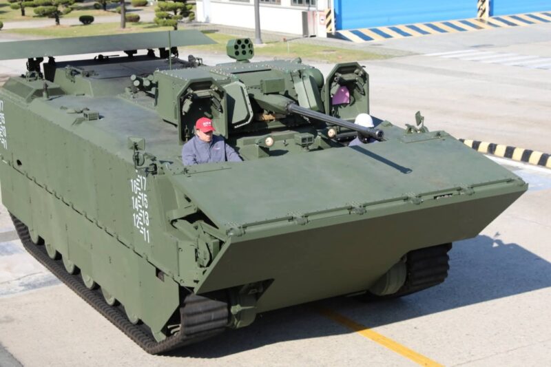 South Korea unveils new amphibious assault vehicle