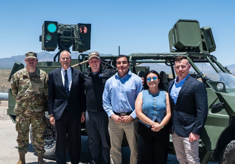 U.S. Army’s top official tested laser-armed vehicle in New Mexico